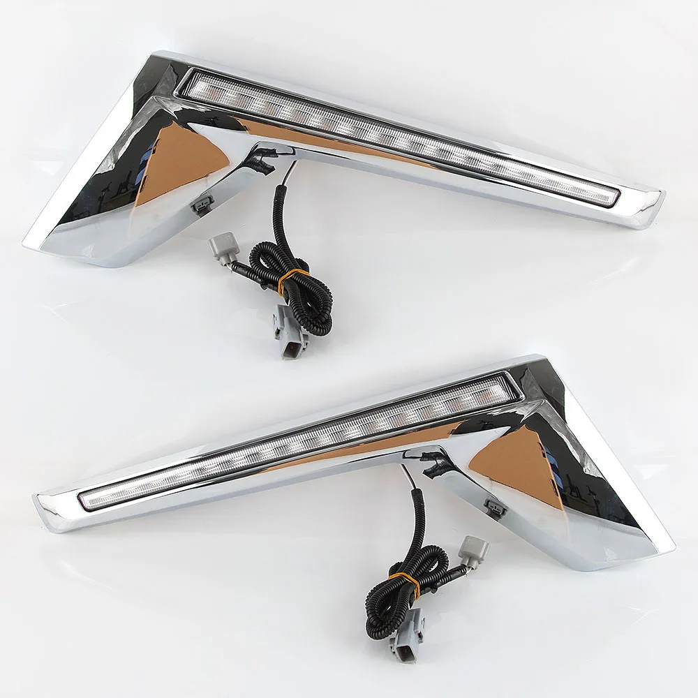 2PCS-Front-Grille-LED-Dynamic-Turn-Signal-Light-Car-Led-Signal-Light ...