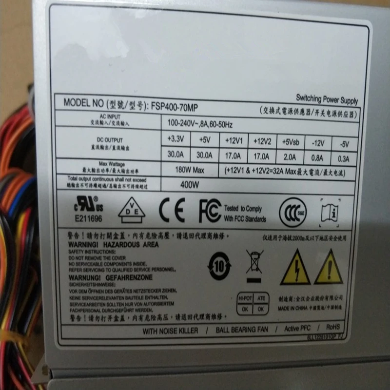 Original PSU For FSP Medical Power Supply 400W Switching Power Supply ...