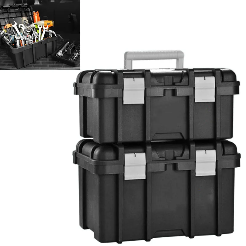 Hardware toolbox plastic household portable box multifunctional ...