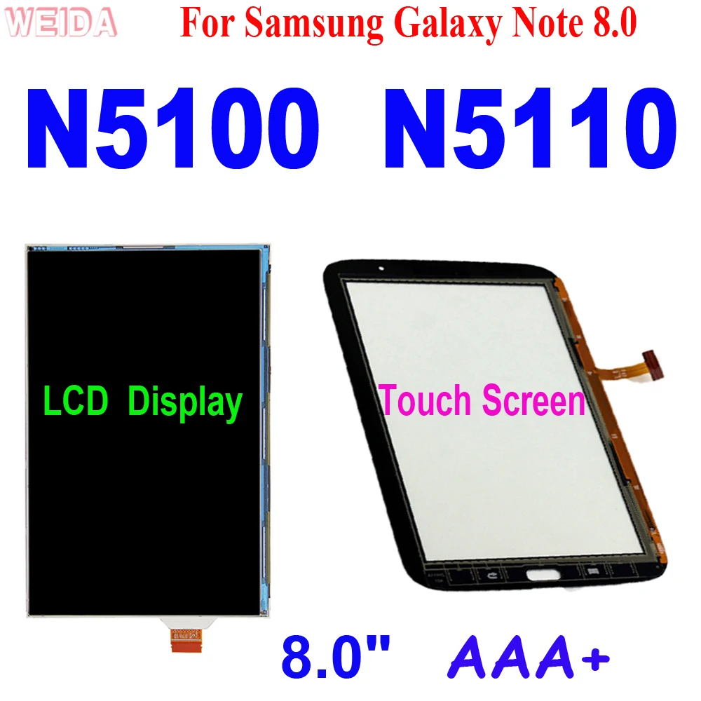 Pantalla-t-ctil-LCD-para-Samsung-Galaxy-Note-100-reemplazo-de-Sensor-de ...