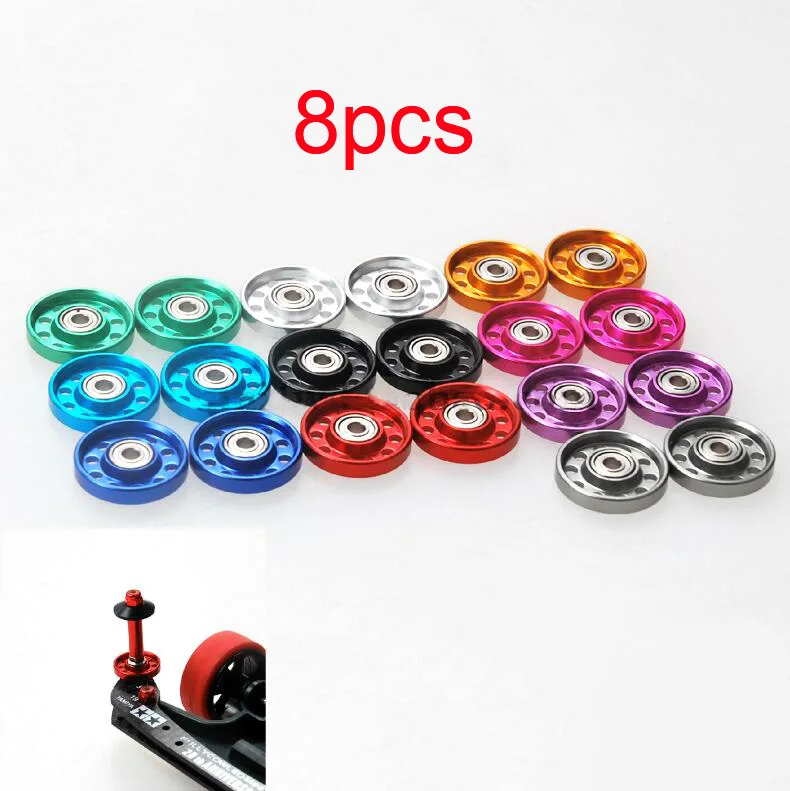 8Pcs 13mm Roller Ten Holes Light Weight Aluminum Alloy Guide Rollers ...