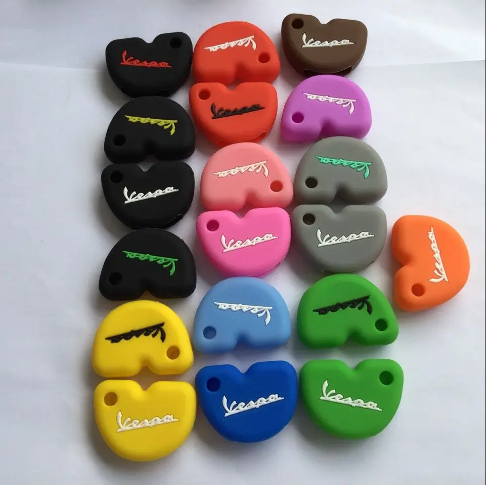 Silicone Key Cover For VESPA LX GTS GTV GT 125 250 300 KEY FOB SILICON ...
