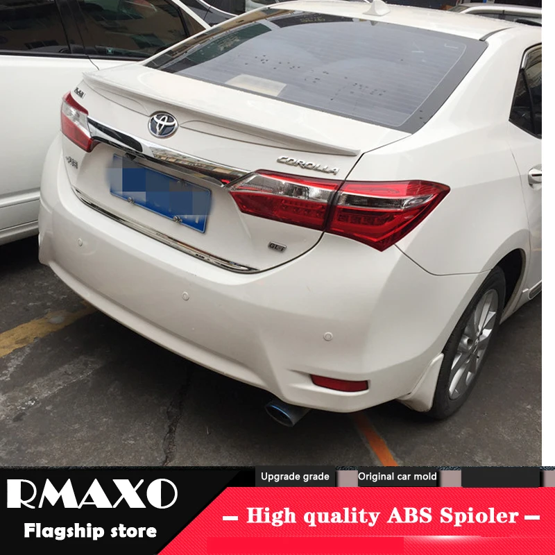 For Toyota Corolla Spoiler 2014-2017 High Quality Abs Material Car Rear ...