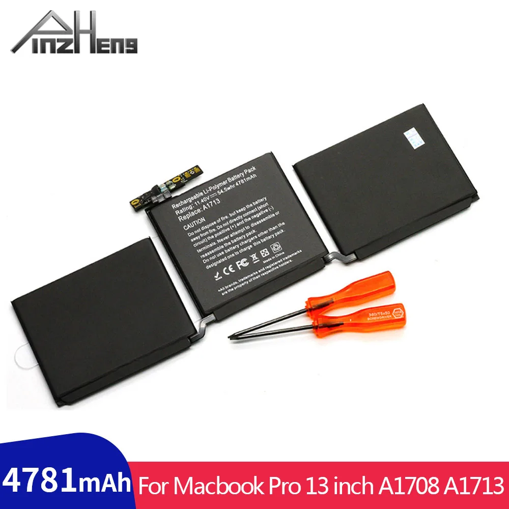 PINZHENG nuevo A1713 batería del ordenador portátil para Apple MacBook ...