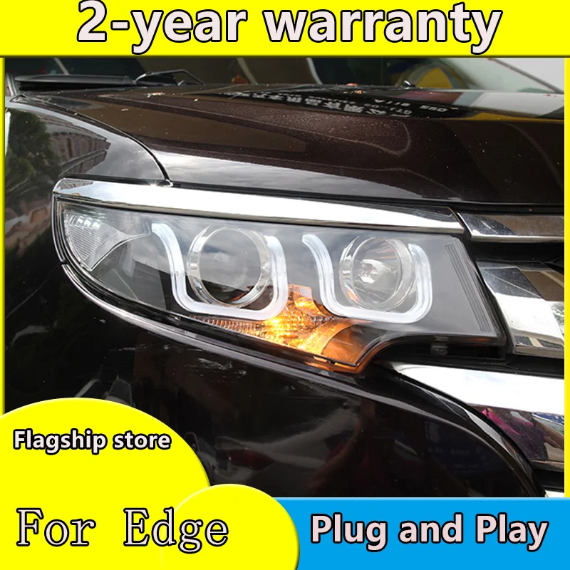 Car-Styling-for-Ford-EDGE-Headlights-EDGE-LIMITED-LED-Headlight-DRL ...