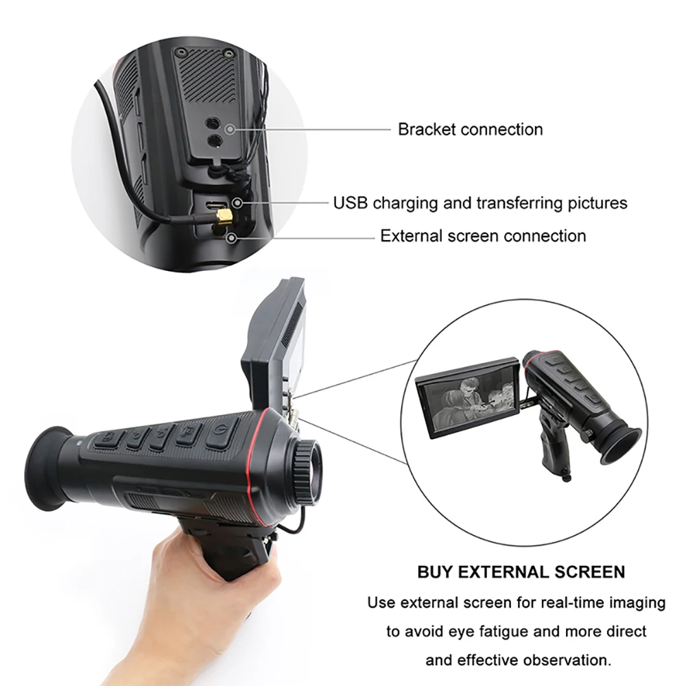 HTi Thermal Camera for Hunting HT-A4 A11 Day Night Telescope Monocular ...