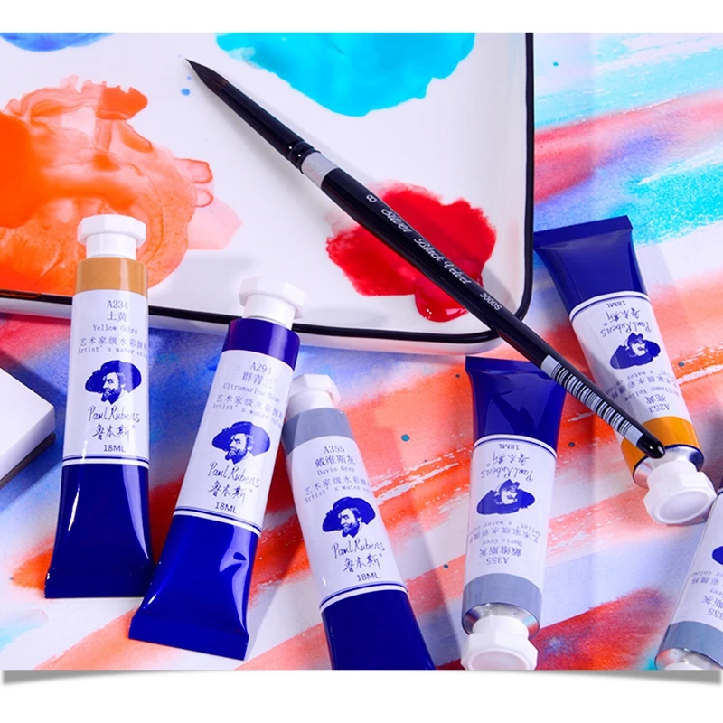 8ml-artist-watercolor-paint-professional-watercolor-paint-tube-packed ...