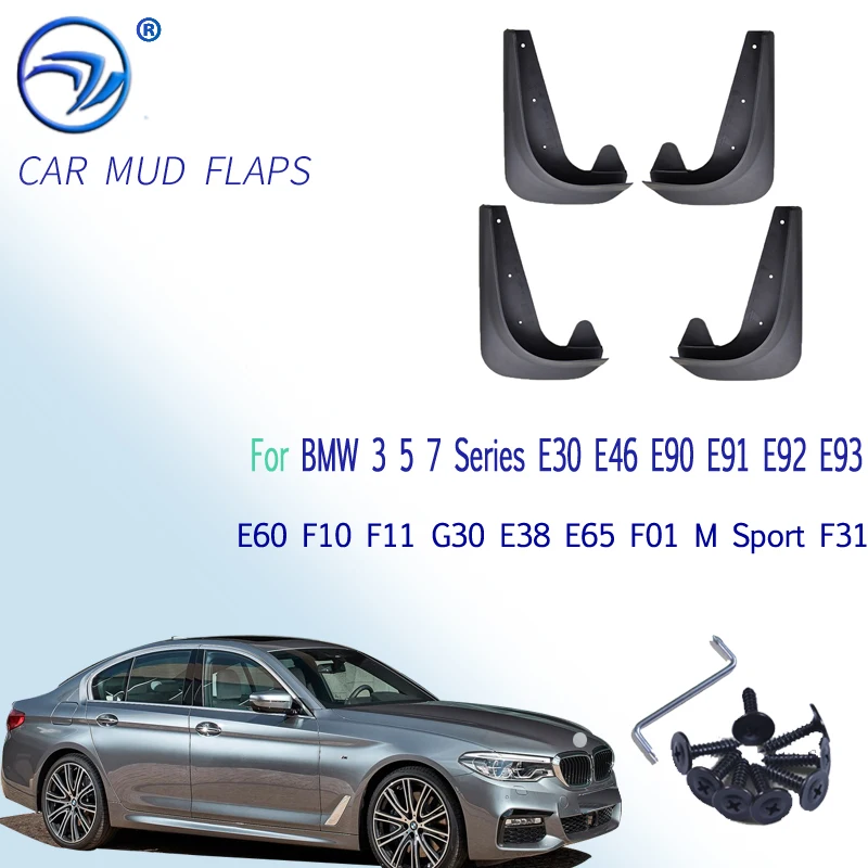 Mudflaps Mud Flaps Splash Guards Mudguards For Bmw 3 5 7 Series E30 E46 ...