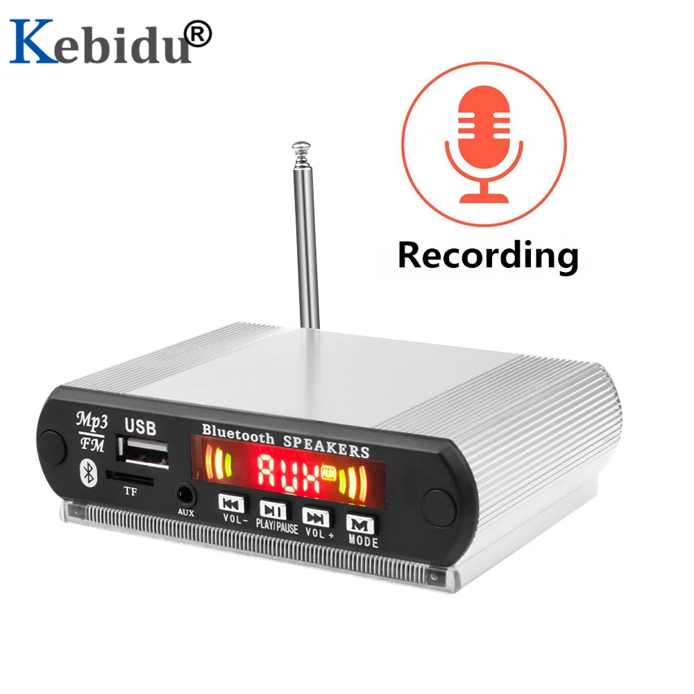 Kebidu Wireless Bluetooth Mp3 Decoder Board With Aluminum Shell Box ...