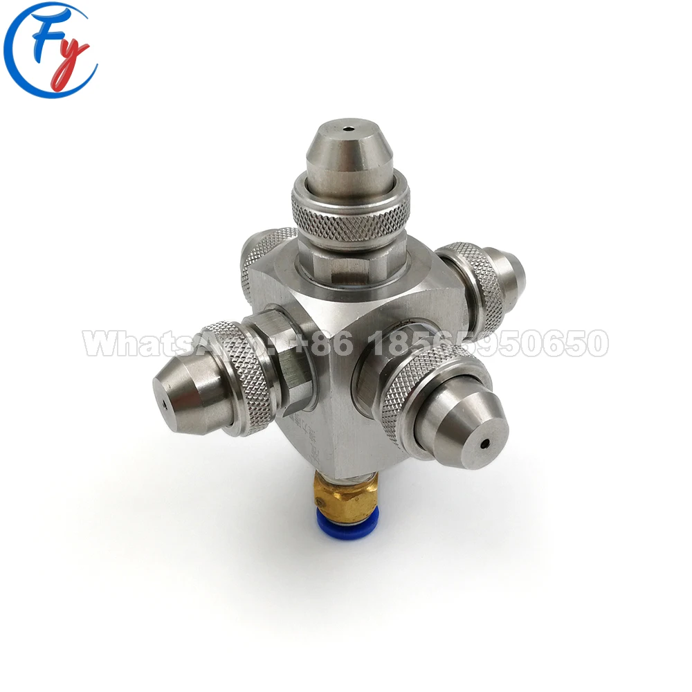 5 Head Cluster Model Air Atomizing Nozzle, Dust Suppression Nozzle ...