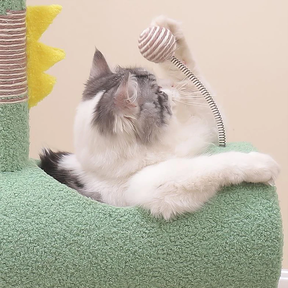 LITTLE DINOSAUR CAT CLIMBING FRAME - CTPT301 - Cat towers.uk