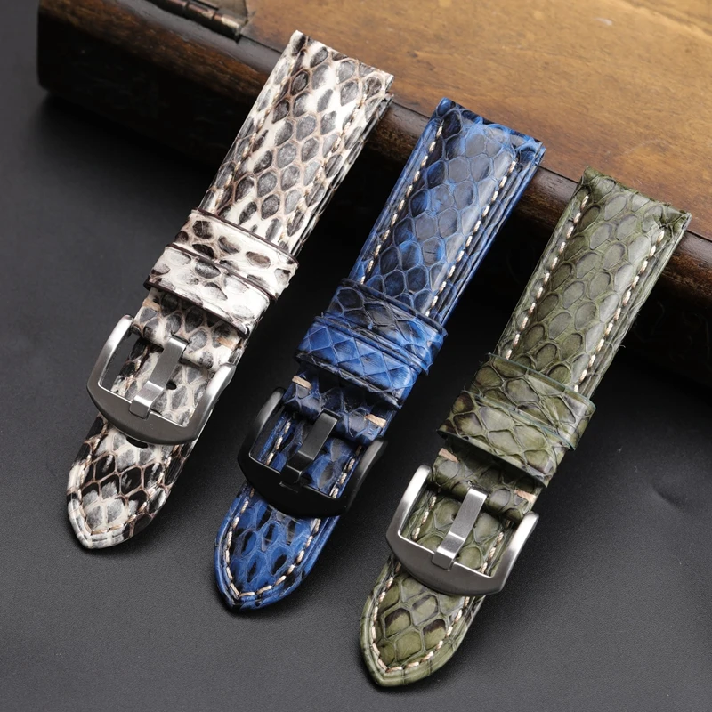 Pulseira-artesanal-de-couro-Python-Pulseira-masculina-compat-vel-com ...