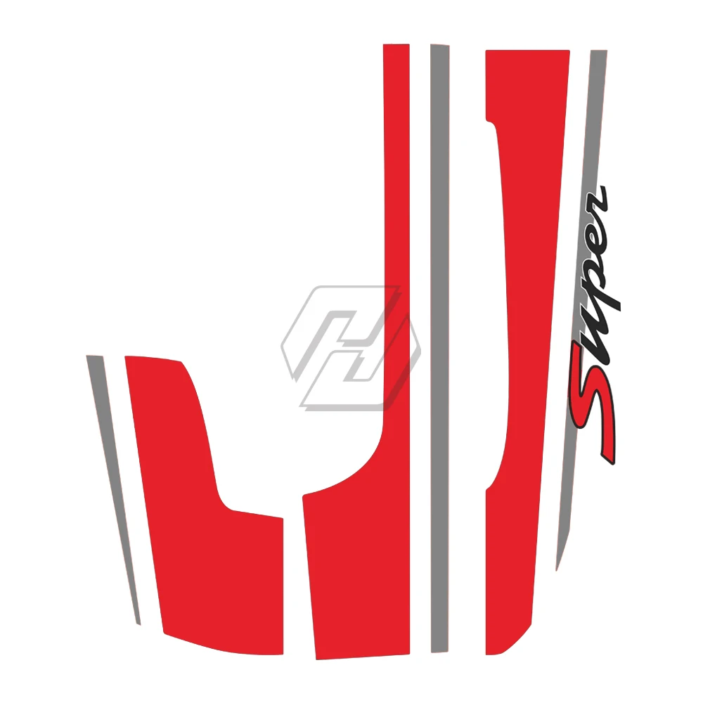 WWSTS6 Vespa Sticker Set for GTS 250 GTS300 GTV250 GTV300 Sticker ...