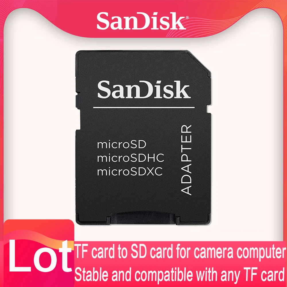 SanDisk Lot Buy for TF to SD card holder mirco SD to SD adapter Mobile ...