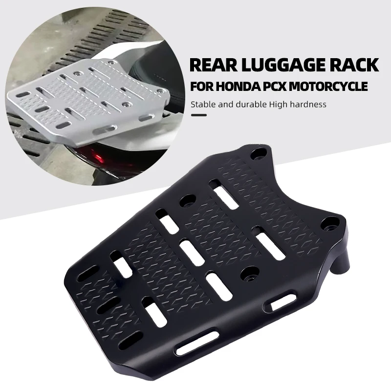 Motorcycle Rear Storage Top Box Luggage Case Seat Bracket Shelf Trunk ...