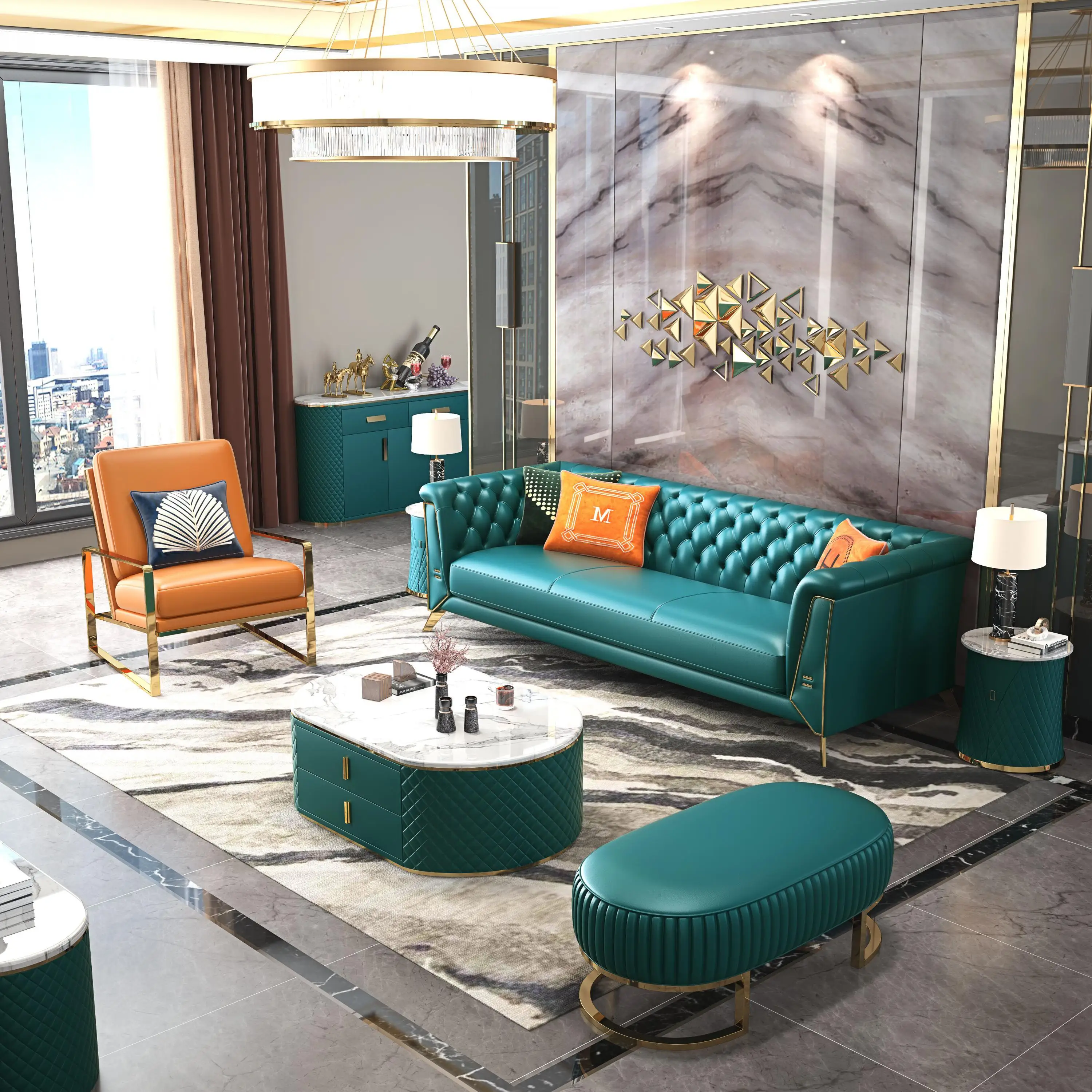 Wooden Sofa Set Models