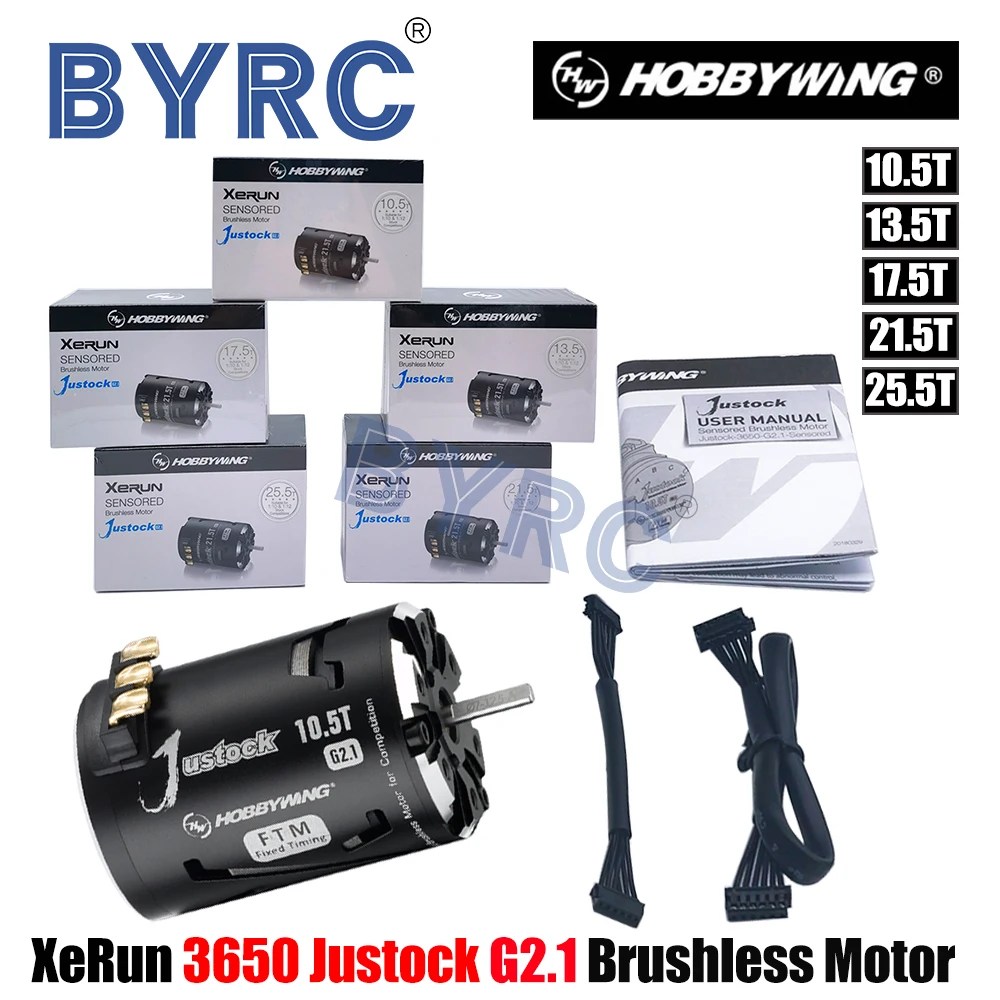 HOBBYWING-XR10-XeRun-Justock-3650-G2-1-10-5T-25-5T-Senseless-Brushless ...