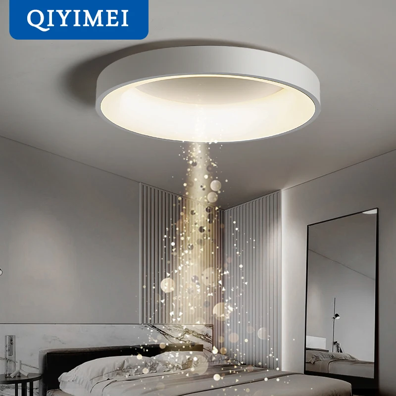 White-Grey-Modern-led-Ceiling-Lights-For-Living-Room-Bedroom-Dining ...
