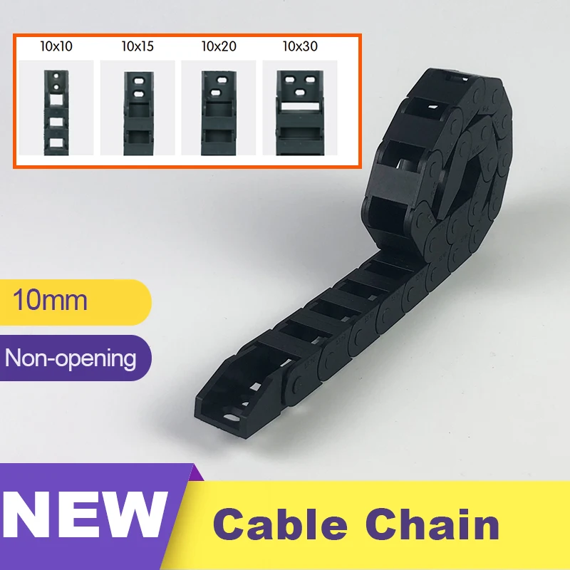 10 mm Inner Height 10x10 10x15 10x20 10x30 Plastic Towline Cable Chain ...