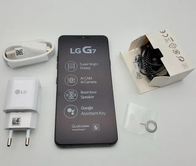 Original LG G7 ThinQ G710VM Cellphone 6.1" 4GB RAM 64GB ROM Octa Core ...