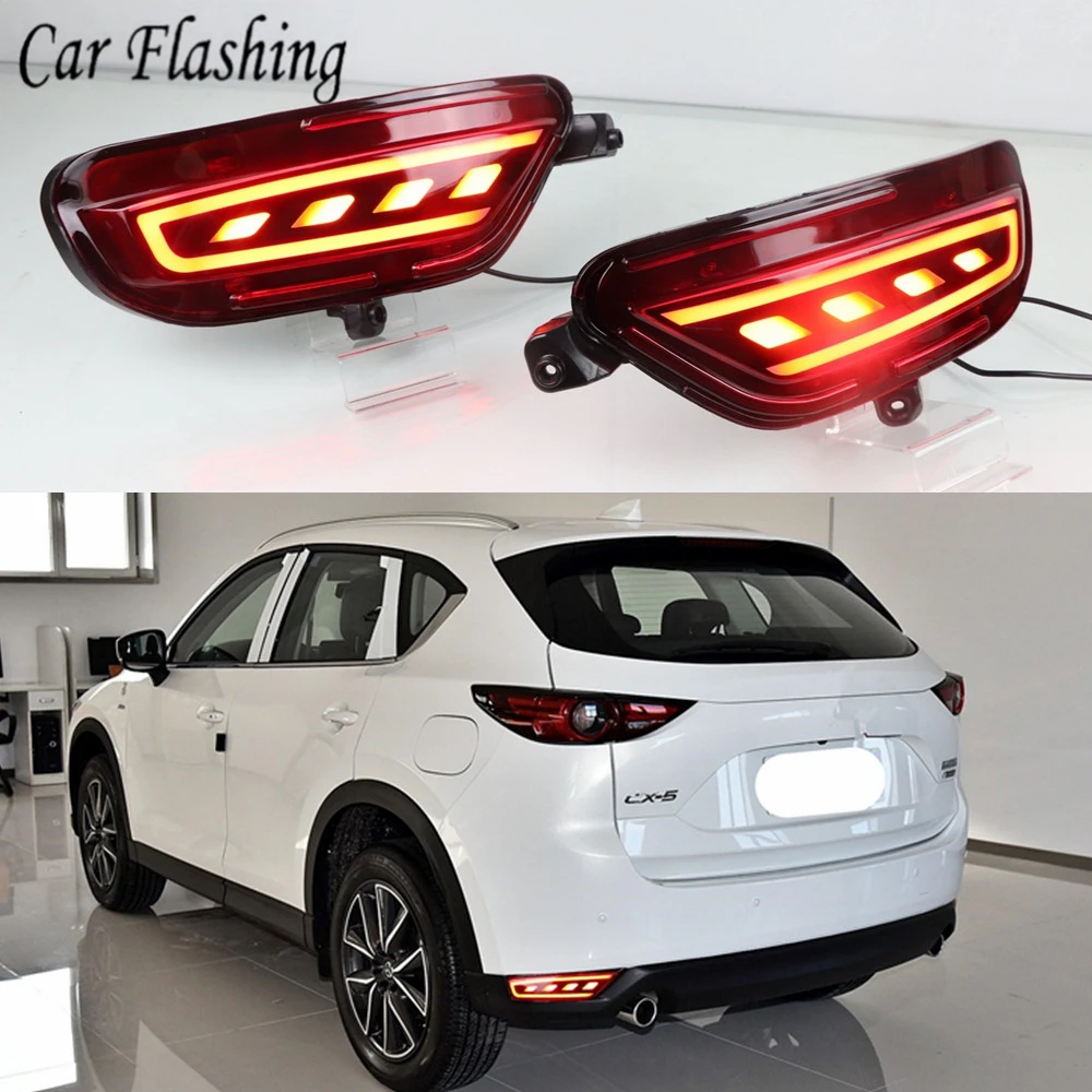 1Set-LED-Rear-Reflector-Taillight-Fog-Lamp-Rear-Bumper-Light-Brake ...
