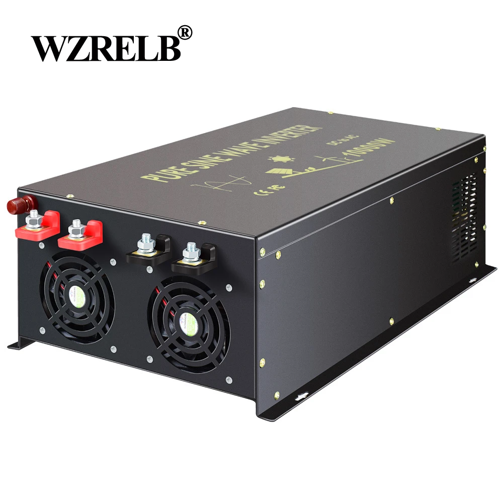 Inversor de potencia de onda sinusoidal pura de 20000W, 12V CC a 220V 10000W CA, generador Solar ...