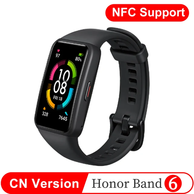 Honor Band 6 NFC STD Smart Wristband 1.47” AMOLED Color Full ...