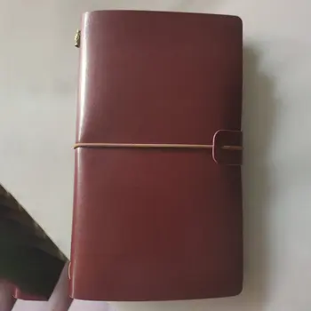 Portable Students School Writing Kraft Paper Notebook Retro Travel ...