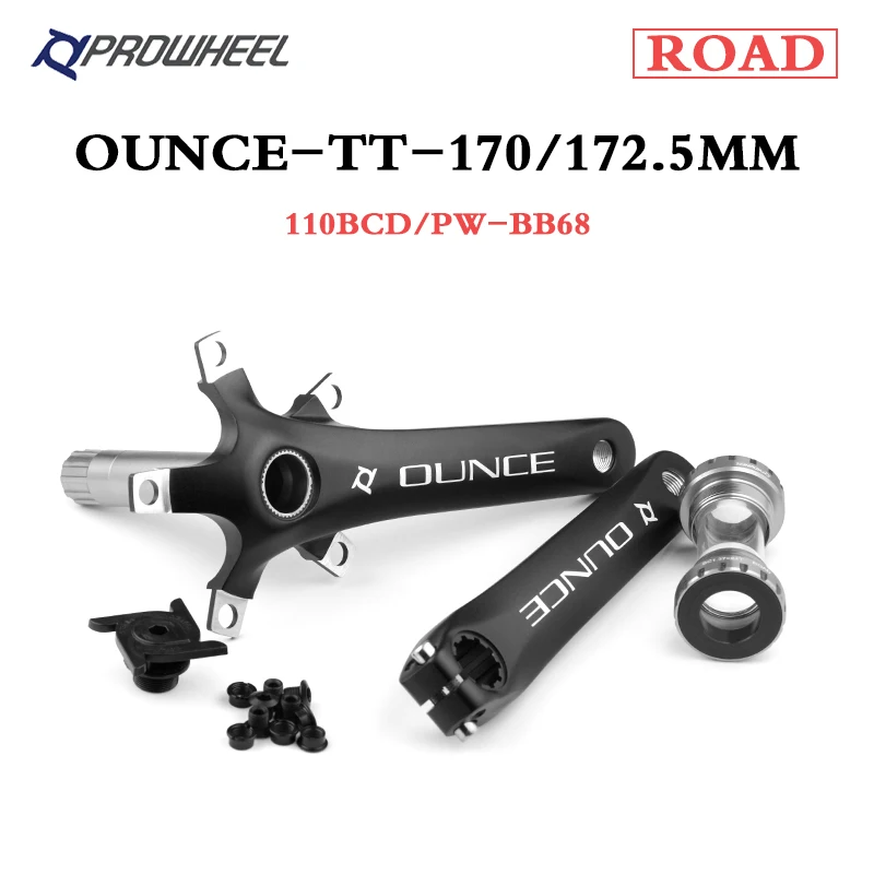 PROWHEEL-OUNCE-TT-Road-Bicycle-Crankset-110BCD-130BCD-170mm-172-5mm ...