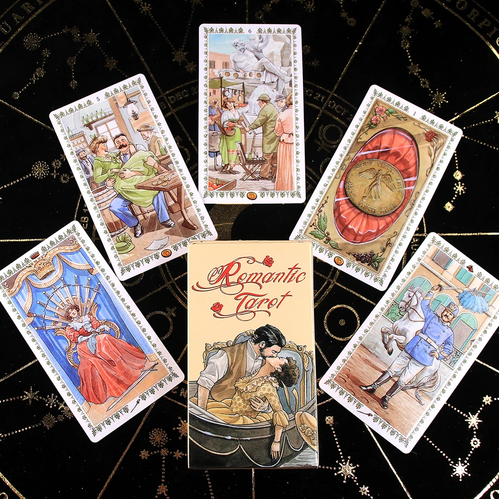 Romantic Tarot Cards by Lo Scarabeo Esoteric Fortune Telling Loscarabeo ...