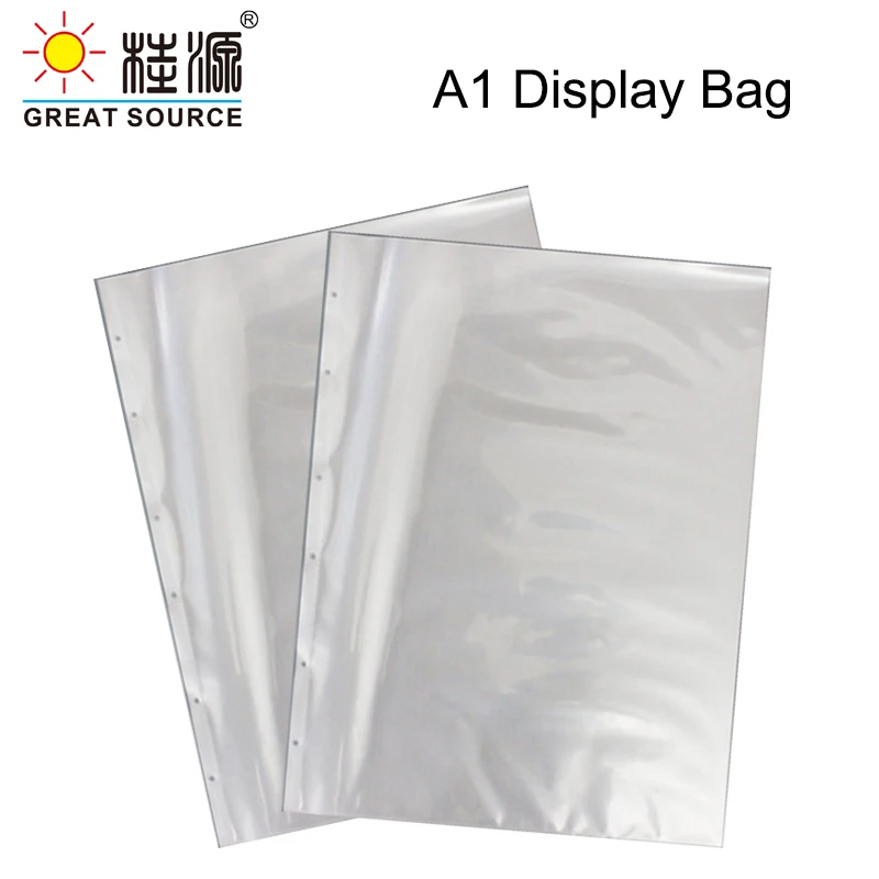 A1 Presentation Bag A1 Binder File Bag Poly Punched Pocket 6 Holes For ...