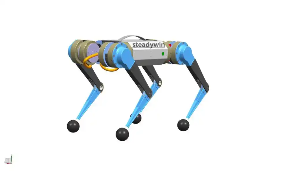 MIT Mini Cheetah four legged robot dog quadruped robot Electric drive ...