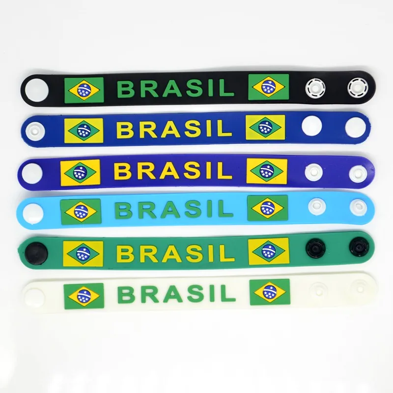 Sport-Brazil-National-Team-Soccer-Football-Fans-Bracelets-Brazilian ...
