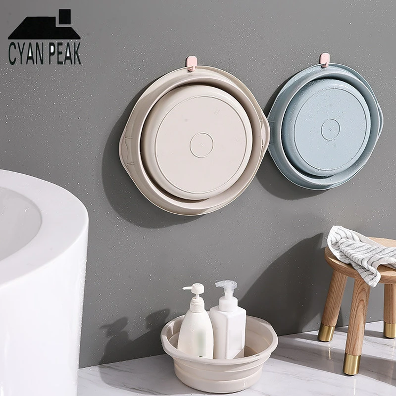 Collapsible Washing Up Bowl Basin Round Multipurpose Foldable Bucket ...