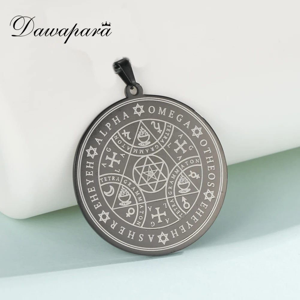 Dawapara-Tetragrammaton-Amulet-Pendant-for-Necklace-Enochian-Angel ...