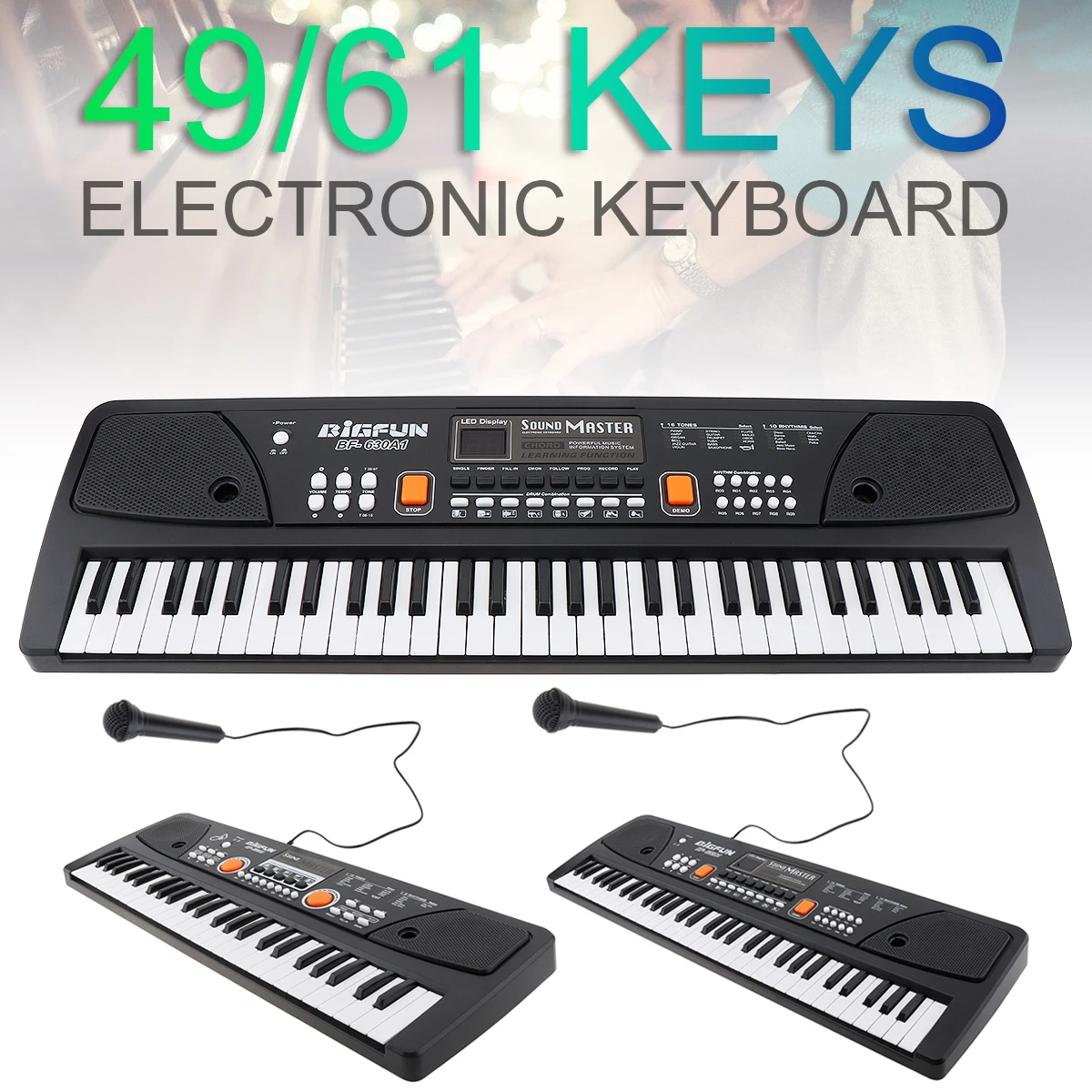 49-61-Keys-Electronic-Keyboard-Piano-Digital-Music-Key-Board-with ...