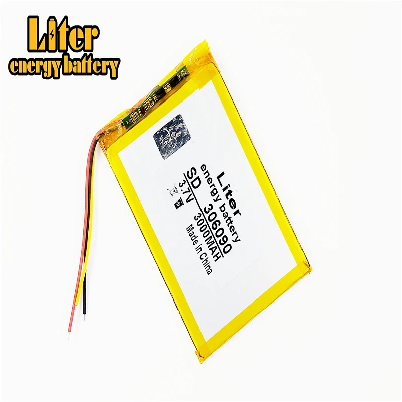 3 라인 3.7V/리튬 폴리머 배터리 306090/포함 3000mAh / 7 인치 태블릿 PC 범용 배터리 리튬 286090 ...