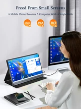 UPERFECT Portable Monitor 15.6 Inch IPS HDR 1920X1080 FHD Eye Care ...