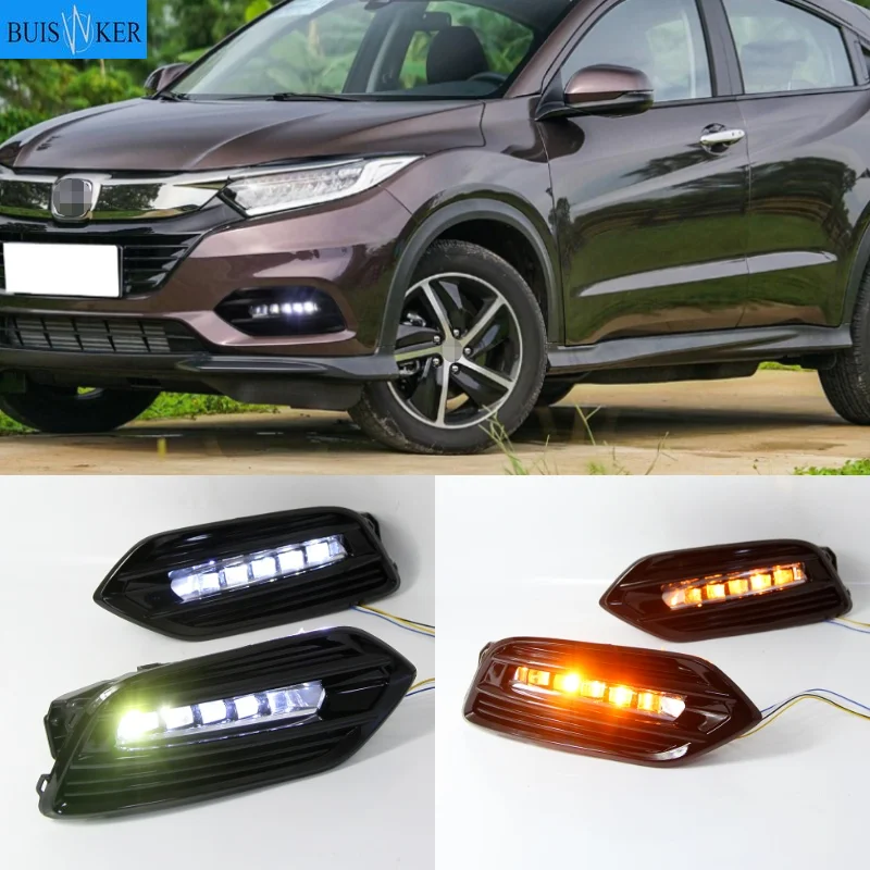 2pcs Led Daytime Running Light For Honda Hrv Hr-v Vezel 2019 2020 ...