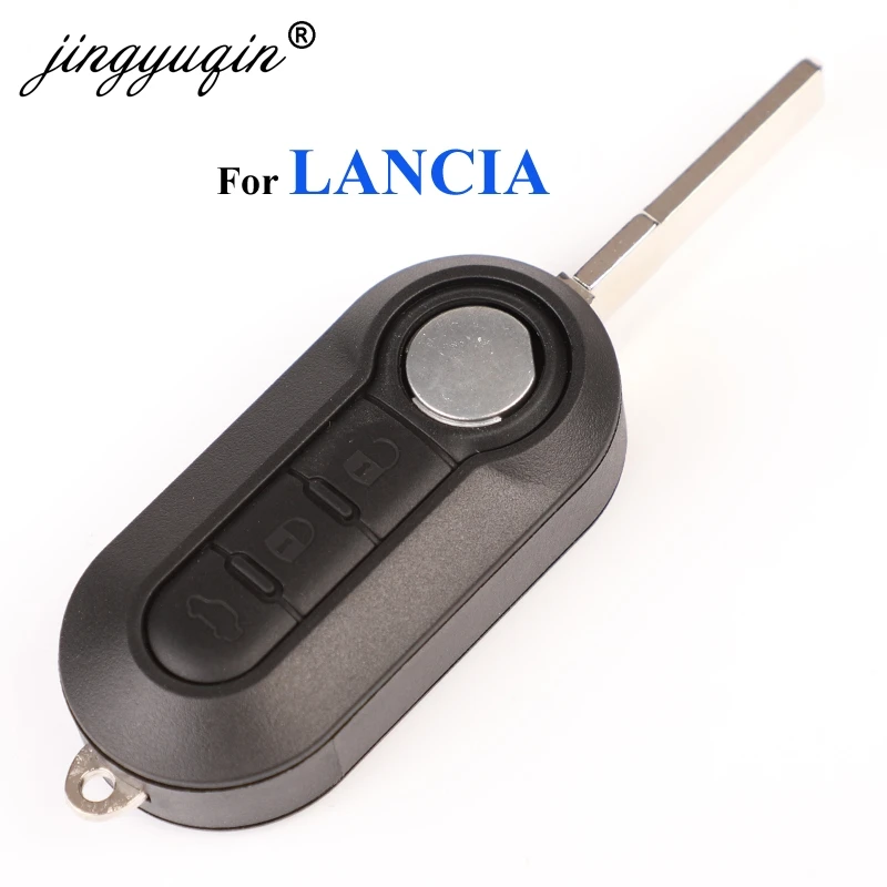 jingyuqin Flip Buttons Remote Key Shell for Lancia Ypsilon Car Alarm ...
