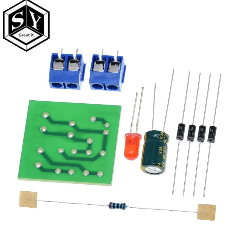 1n4007 Bridge Rectifier Ac To Dc Converter Full Wave Rectifier Board ...