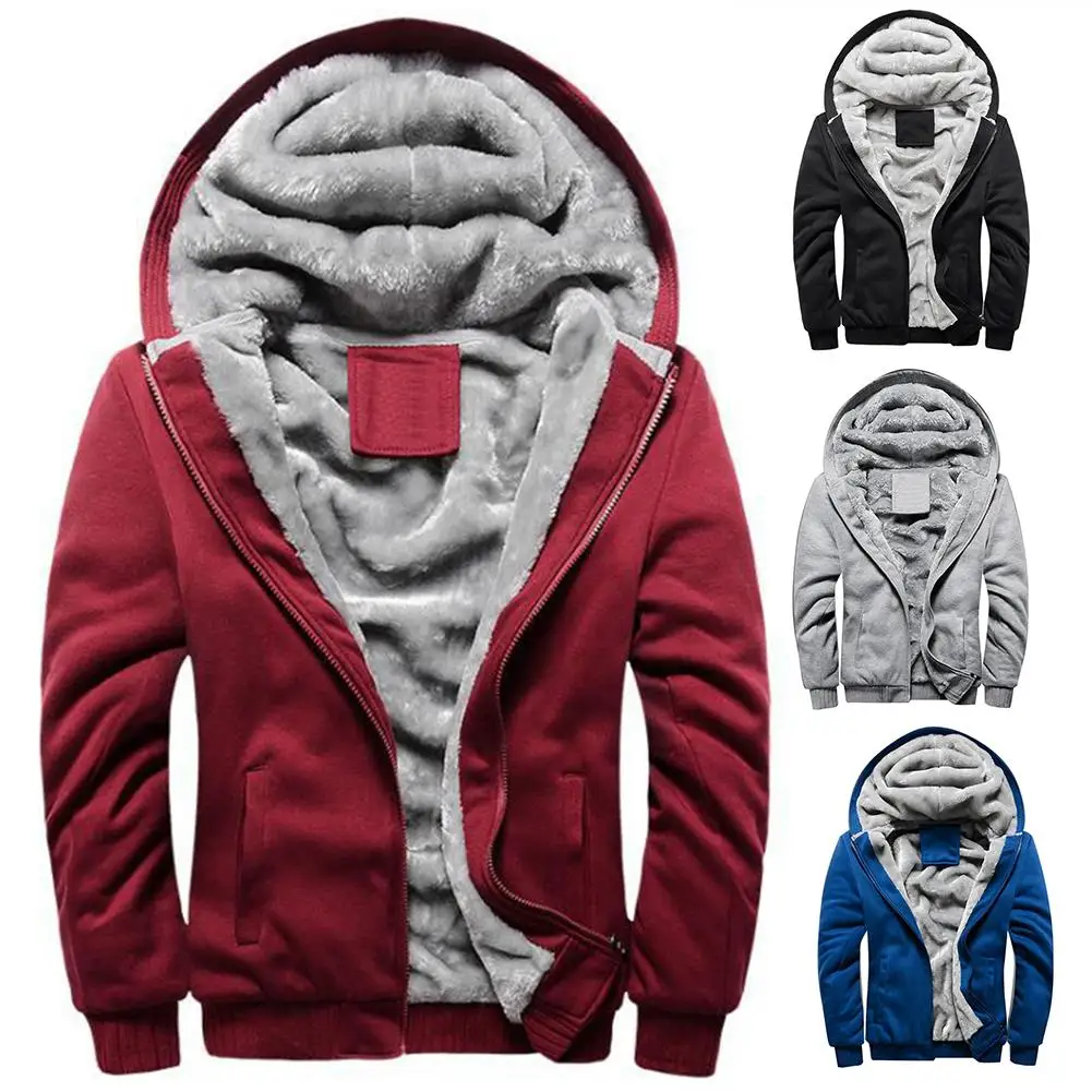 Winter Jacket Men's High-quality Polyester + Spandex Coat Casual Slim ...