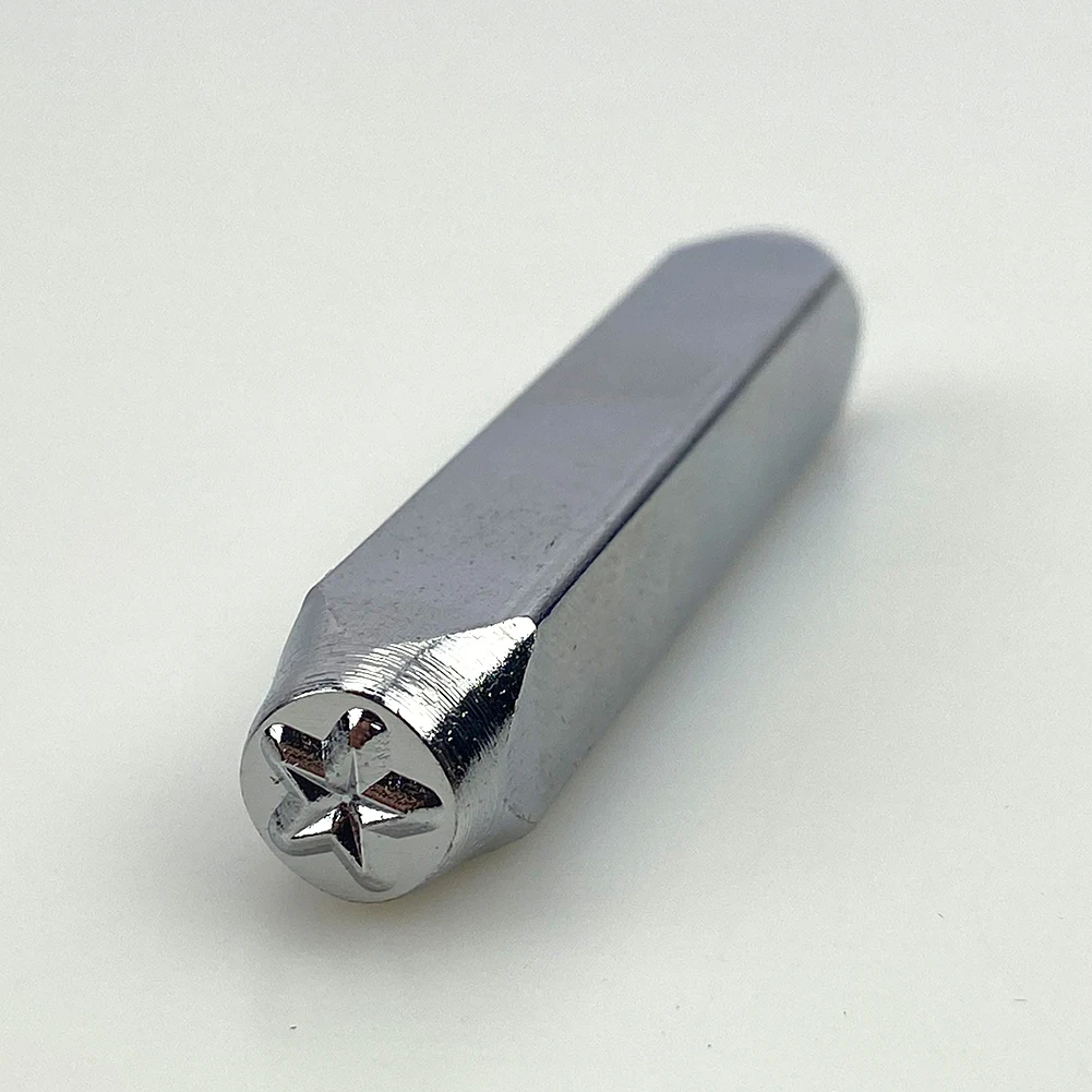 6mm Star Punch DIY Leather Stamp Punch Set Star LOGO Shape Pentagram ...