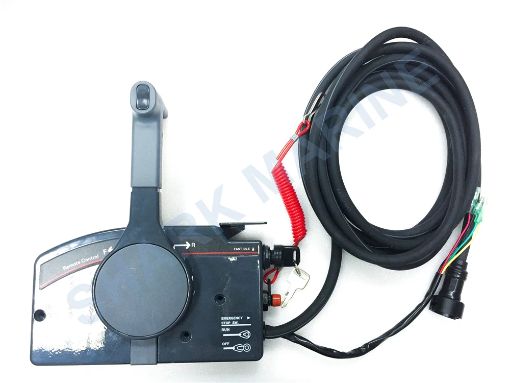 Rupse OutboardリモートコントロールボックスプッシュOpen for Yamaha with 10ピンケーブルOEM 703 ...
