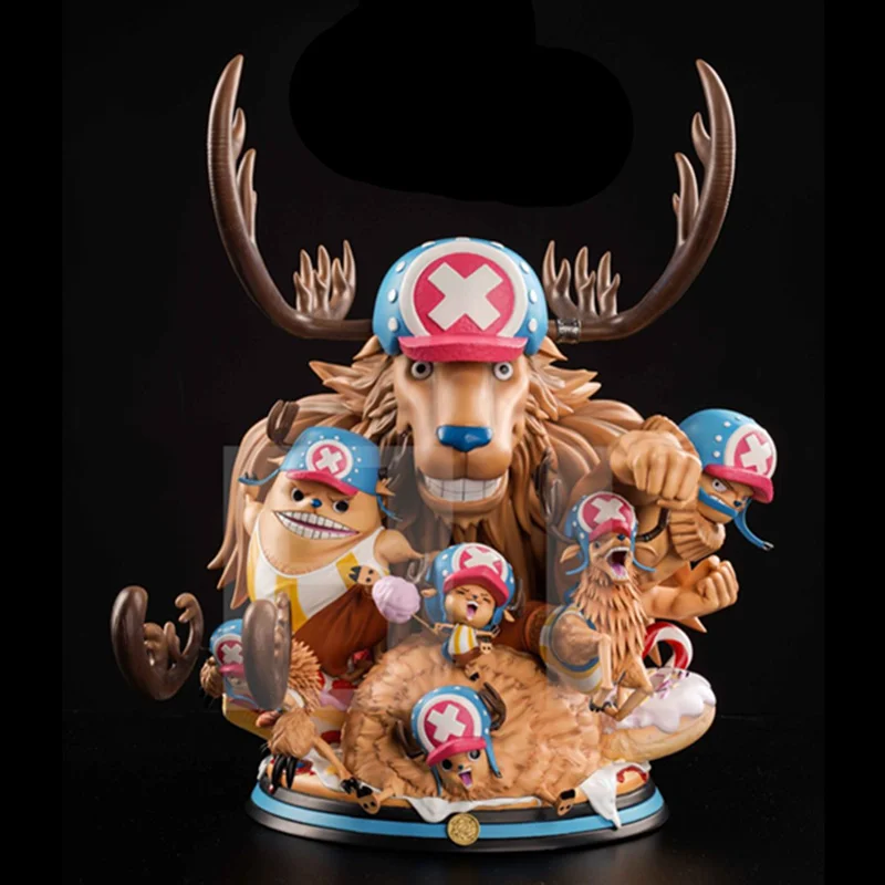 Ein Stück Sieben Form Tony Tony Chopper Statue Stroh Hut Piraten ...