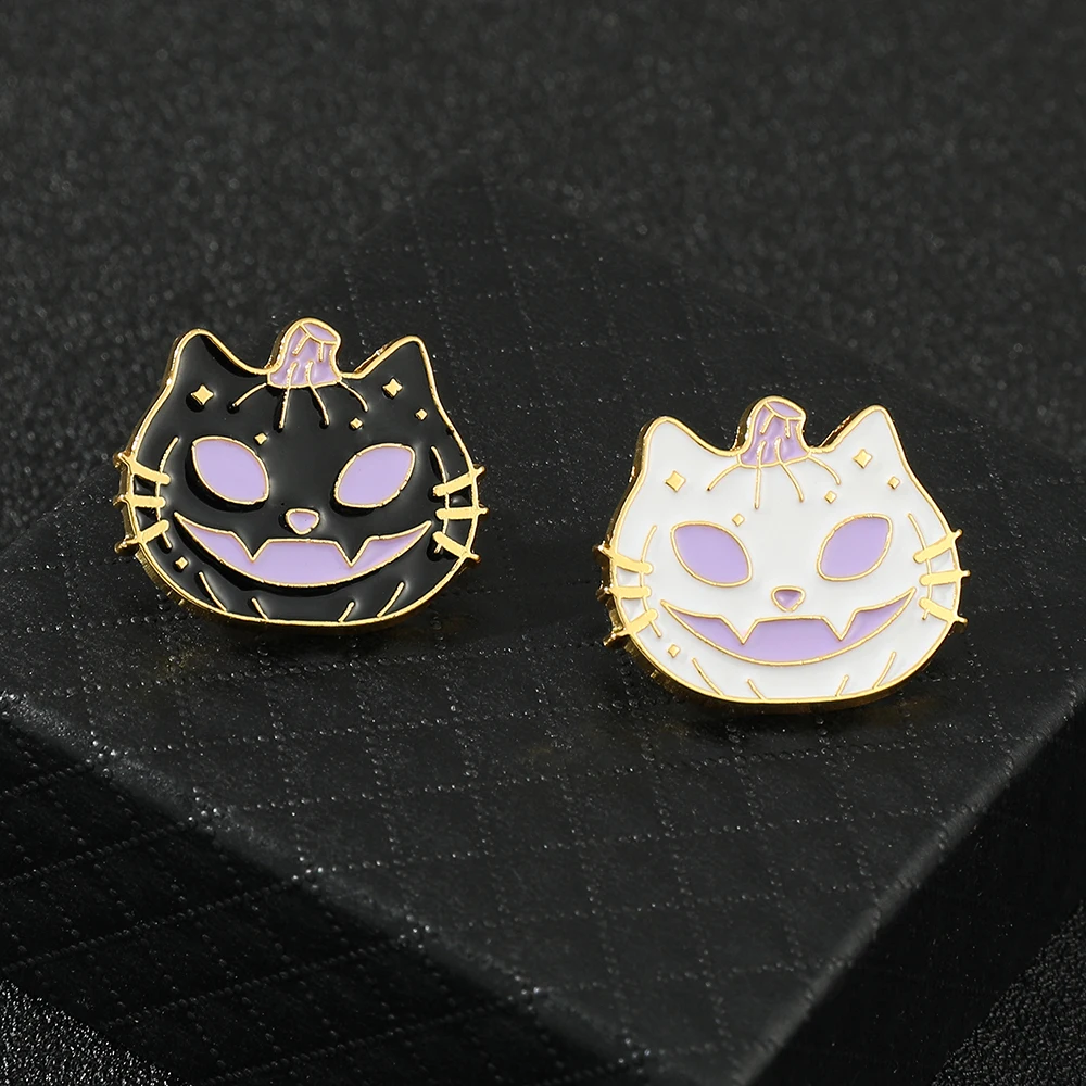 Demon-Pumpkin-Cat-Brooch-Halloween-Jewelry-Creative-Badge-Enamel-Pin ...