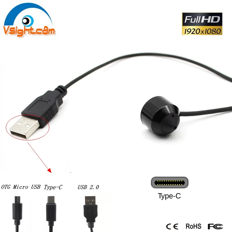Micro Size 1080P HD Mini OTG USB Camera For Android Device Machines Use ...