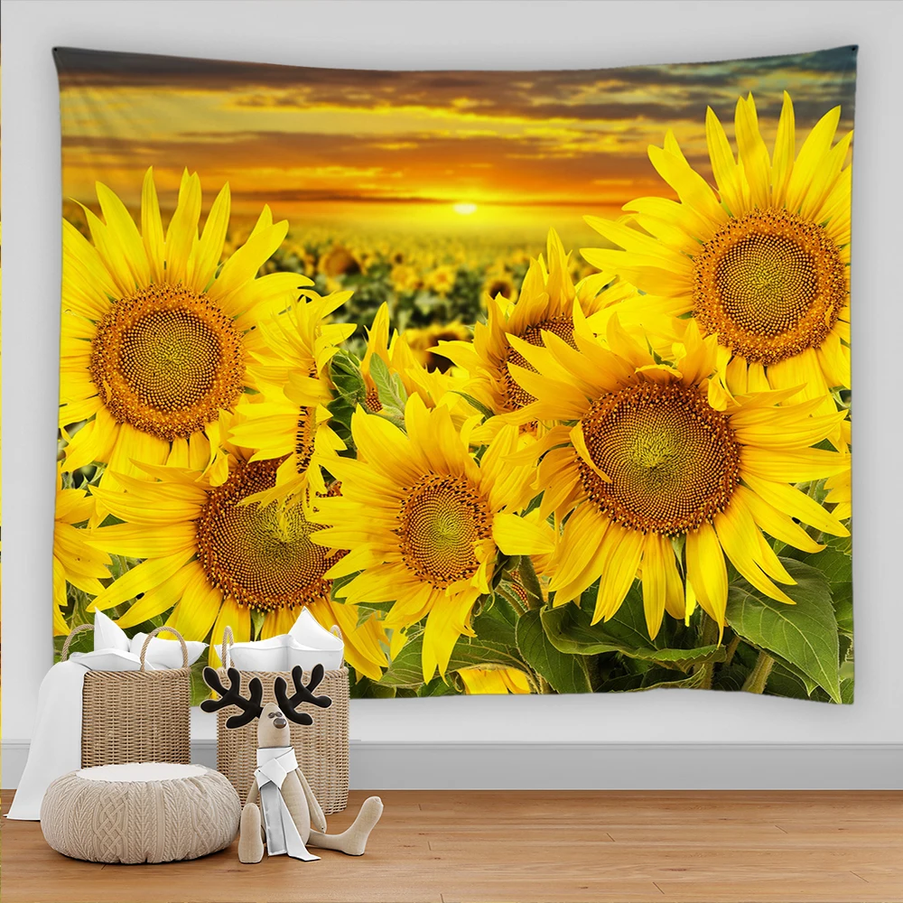 TAPISSERIE BRODEE,GT-1683ZW-W150xH130cm--Tapisserie murale florale en ...