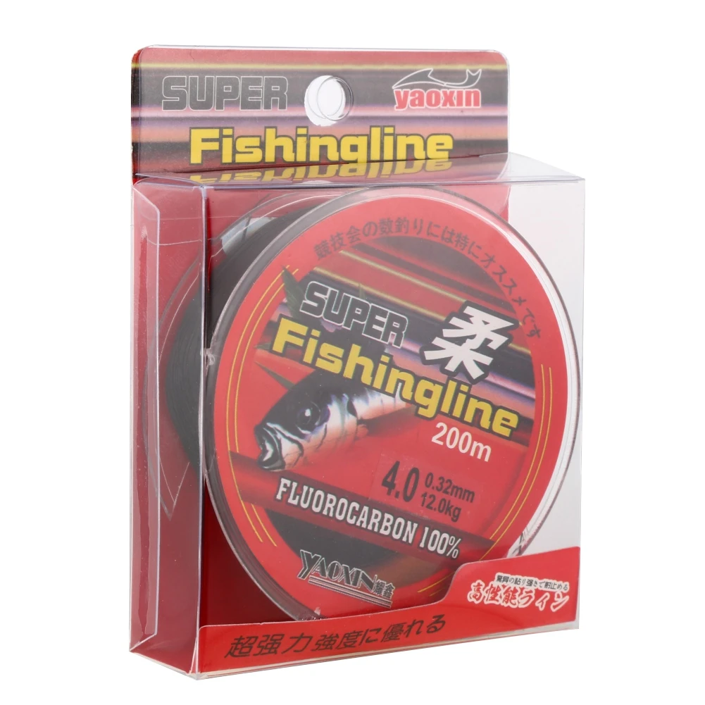 Fluorocarbon Coated Monofilament Fishing Line - 200m Outdoor Nylon ...