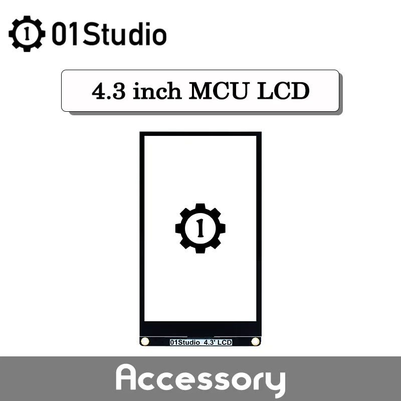 01studio 4.3 Inch Mcu Capacitive Touch Screen Micropython Stm32f407 Pyboard Demo Development ...